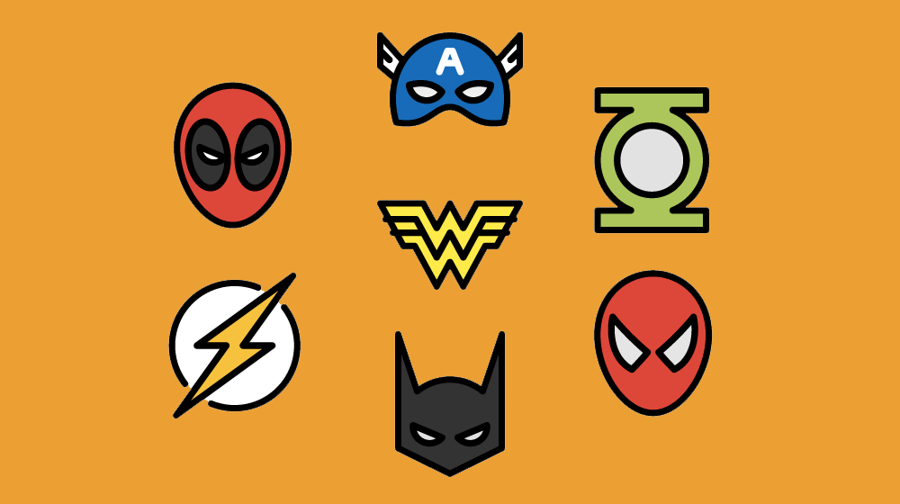 Marvel Character Symbols